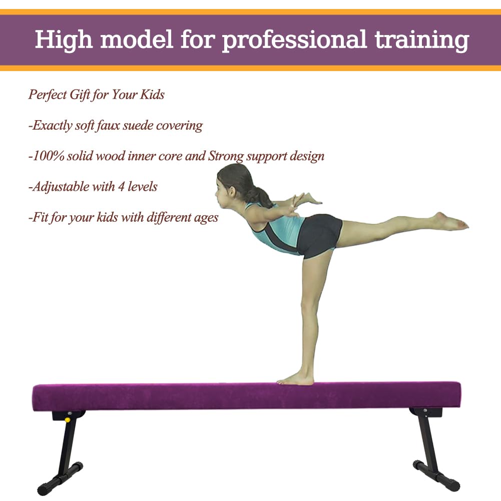 Fbsport Adjustable Balance Beam Tumbl Trak Addie Home Gym Indoor Low ...