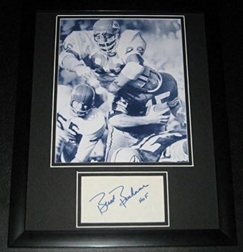 Buck Buchanan Autographed Photo - Framed 11x14 Display - Autographed ...