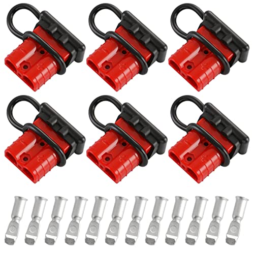 Snapklik.com : Micrl 6 Pcs 50 Amp 8 Gauge Battery Quick Connector ...