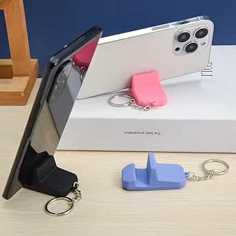 Mobile Phone Stand Keychain | Portable Flip-Flop Keychain & Phone Stand ...