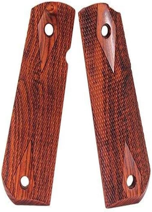 Amazon.com : Hogue 45841 1911 Gov Model Round Heel Ambi-Cut Cocobolo ...
