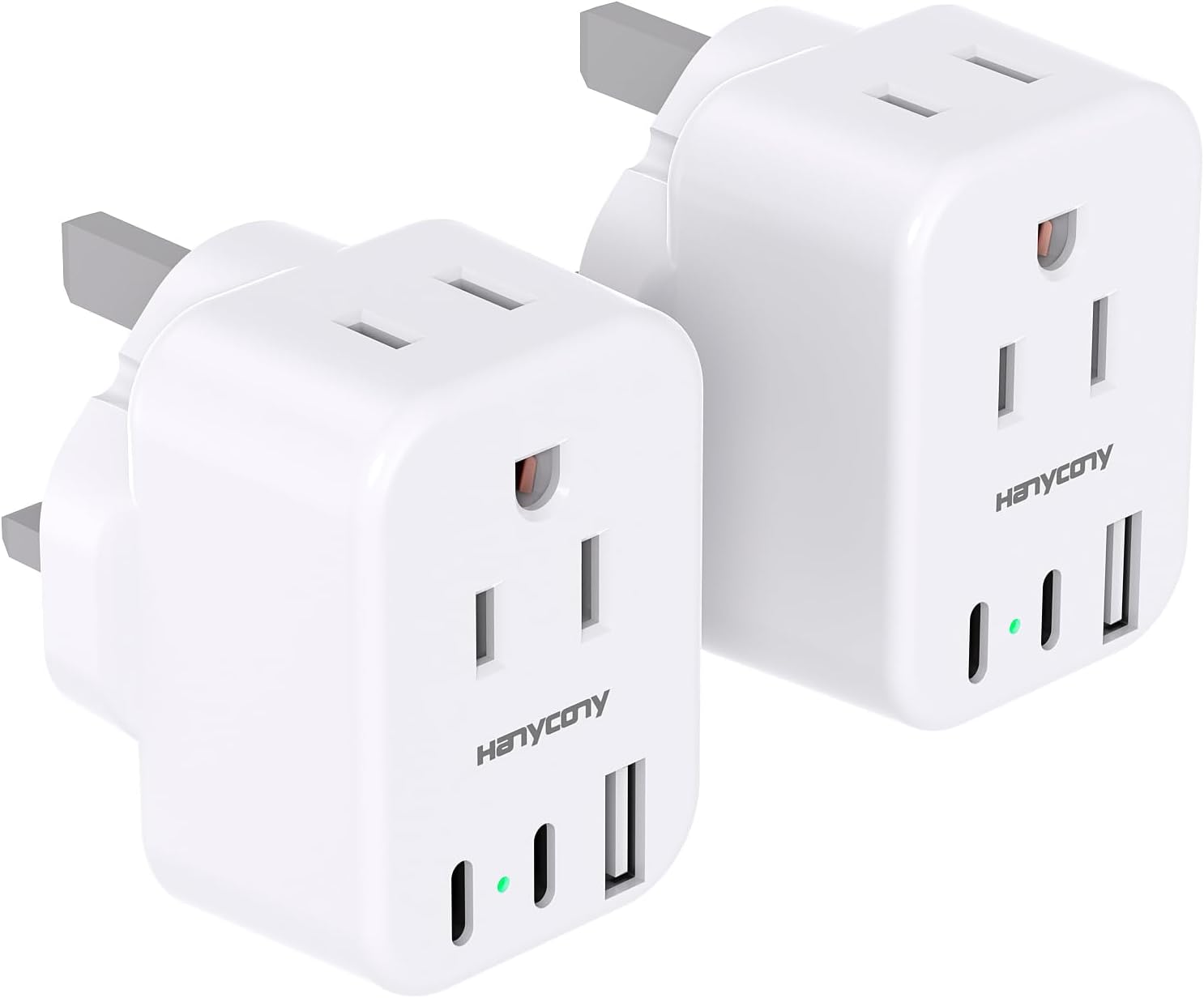 Amazon.com: 2 Pack UK Travel Adapter for Type G Plug - Works with ...