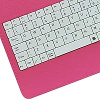 Hello Zone Exclusive 7” Inch USB Keyboard Tablet Case Cover Book Cover ...