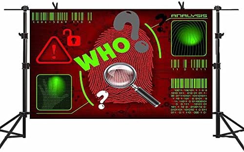 Amazon.com : Detective Backdrop Police Mystery Investigation Analysis ...