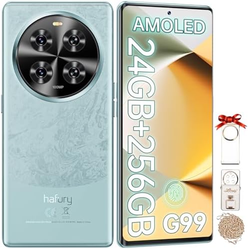 HAFURY Meet Smartphone Without Contract, 24GB + 256GB/1TB, Mobile Phone ...