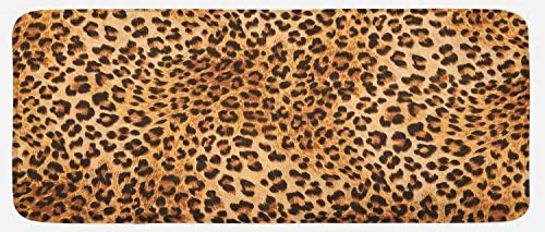 Amazon.com: CaTaKu Leopard Print Kitchen Rugs Sets of 2 Non Slip ...