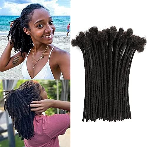 Amazon.com : Loc Extension Human Hair 8 inch 0.2cm Width Permanent ...