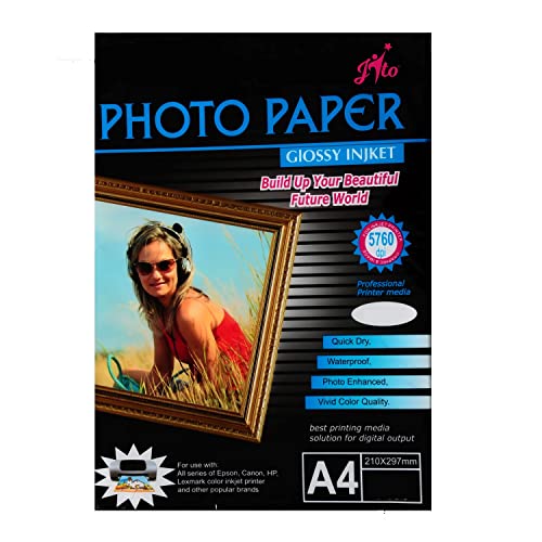 Jito JT 135-50 Glossy Photo Paper, 135 gsm, 50 Sheets A4 Size - Price History
