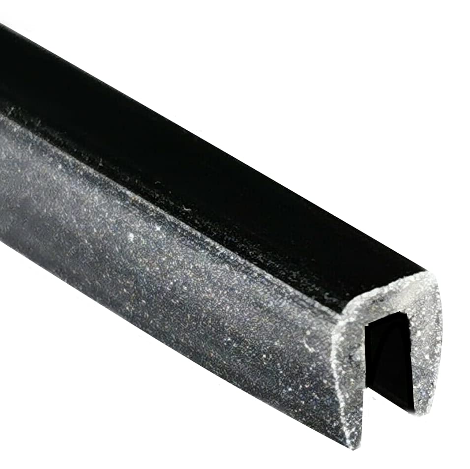 Small Black Rubber U Channel Edging Trim Seal 4mm x 3mm : Amazon.co.uk ...