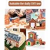 HSIXHAF 50 pcs Ladrillos en Miniatura Mini Ladrillos Pequeños para ...