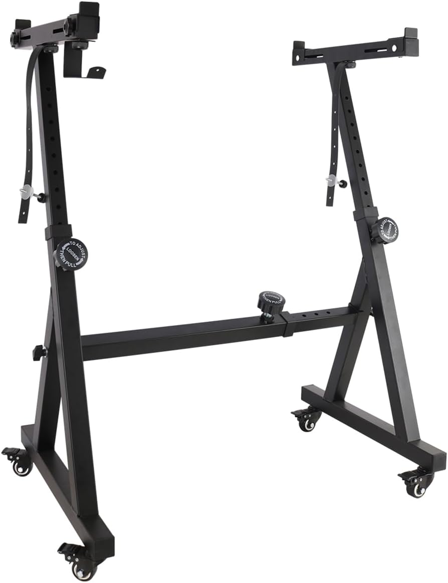 Jidyous Keyboard Stand w/ Wheels,Z-style Heavy-Duty Piano Stand ...