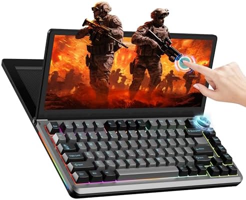 Amazon.com: Mechanical Keyboard, Built-in 12.6 Inch Touchscreen ...