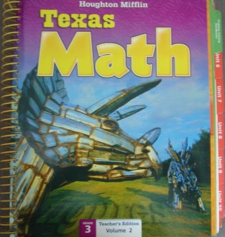Amazon | Mathmatics Texas, Level 3: Teacher Edition (2) | Houghton Mifflin Company | Specific Skills