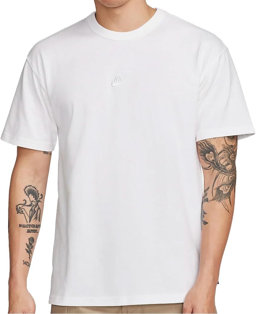 Amazon | ナイキ スポーツウェア プレミアム エッセンシャル メンズ 半袖 Tシャツ ホワイト DO7393 101 (2XL ...