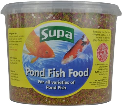 Supa Pond Fish Food, 3 Litre Bucket, Traditional Type Pond Fish Food ...