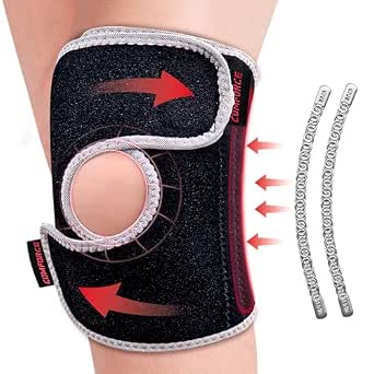 Amazon.com: COMFORCE Knee Brace with Side Stabilizers, Adjustable ...