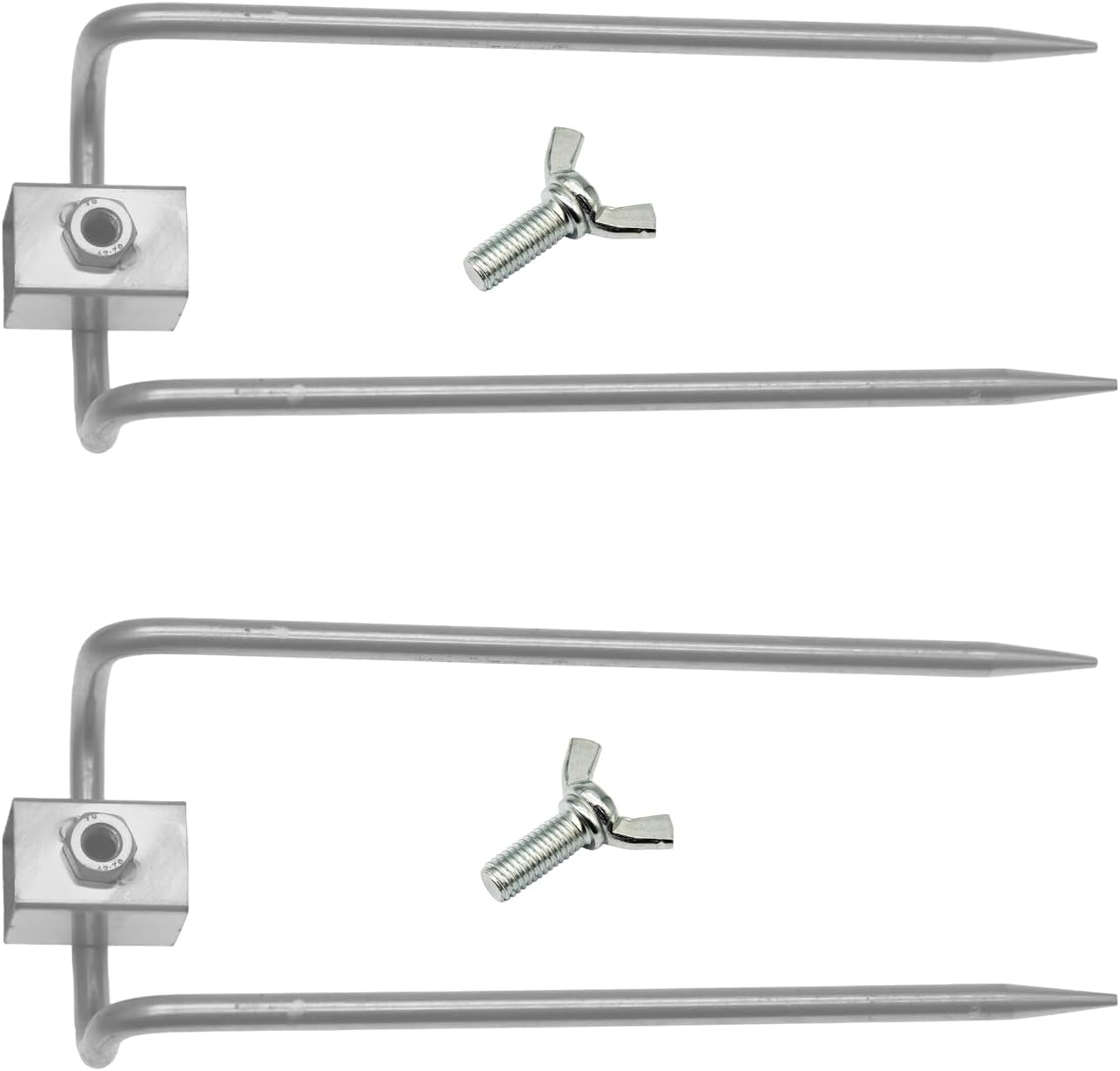 Amazon.com: DEWOSEN Dual Prong Rotisserie Forks Meat Forks Stainless ...