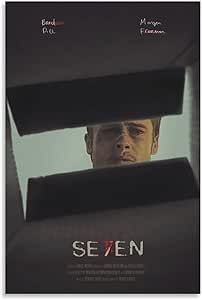 Amazon.com: Se7en Movie Posters for Room Aesthetic Canvas Poster Wall ...