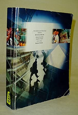 Descriptive & Inferential Statistics : Bus 203 and: 9780390128058: Books - Amazon.ca