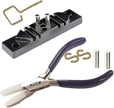 Amazon.com: Wire Bending Jig Tool Wire Bender & Flat Nose Pliers Nylon ...