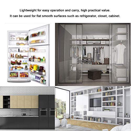 Sonew Refrigerator Door Locks, Fridge Lock with Keys Square Black ABS ...