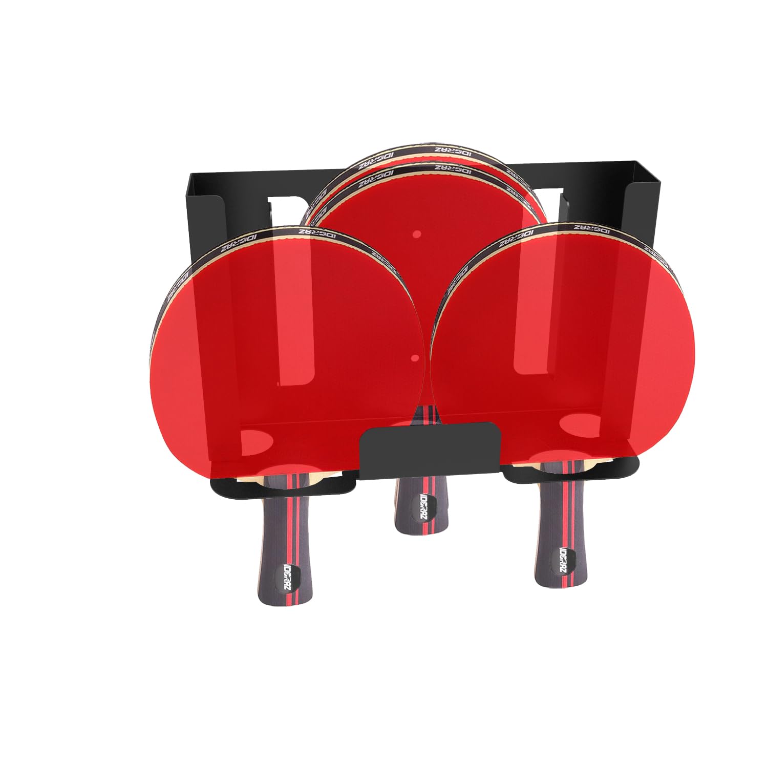 Amazon.com: JINGCHENGMEI Ping Pong Storage Rack, Table Tennis Racket ...