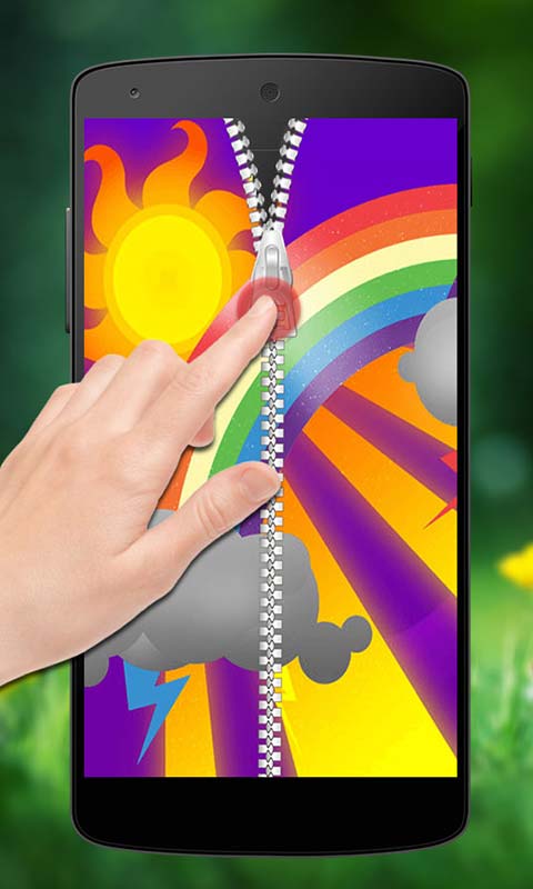Rainbow Passcode Zipper Lock - App on Amazon Appstore