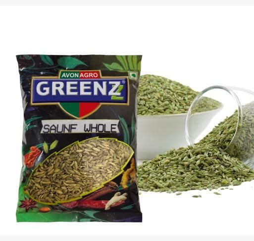 GREENZZ Saunf Whole Spices, Fennel Seeds, Natural Taste, Variyali ...