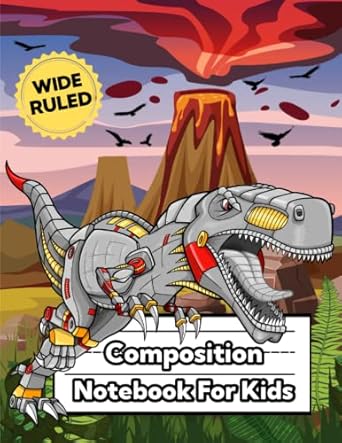 Amazon.com: Composition Notebook for Kids Wide Ruled: Composition ...