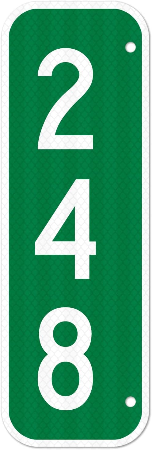 Amazon.com: 911 Address Sign, Custom Emergency Vertical Mailbox ...