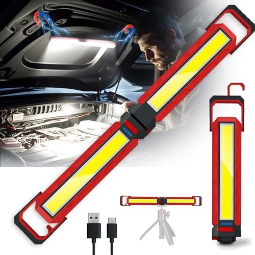 Keadeso LED Work Light 2500LM - 180° Foldable & Magnetic Underhood ...
