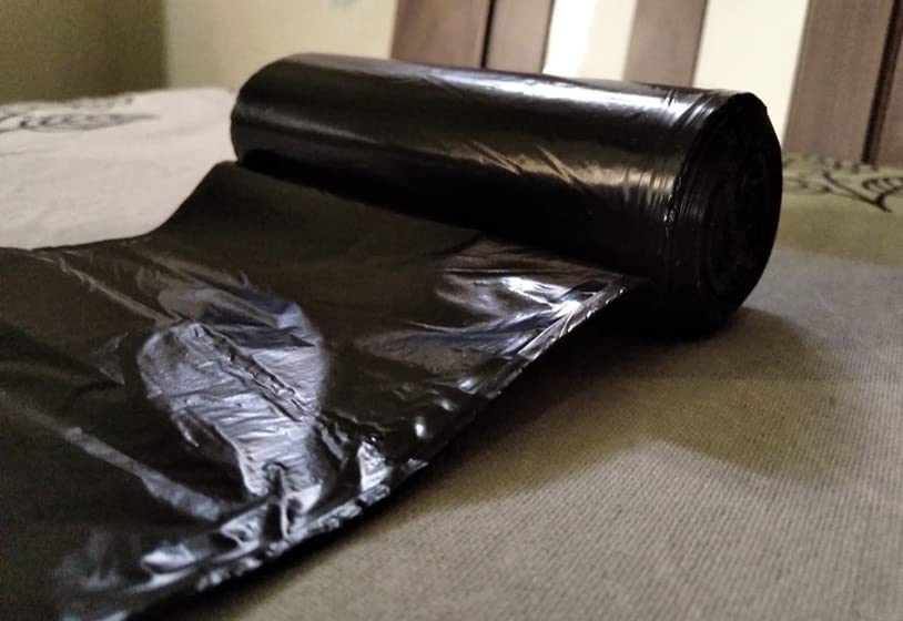 Kitchenwell Small 30 Garbage Bags/Trash Bags/Dustbin Bags (17x19 Inches ...