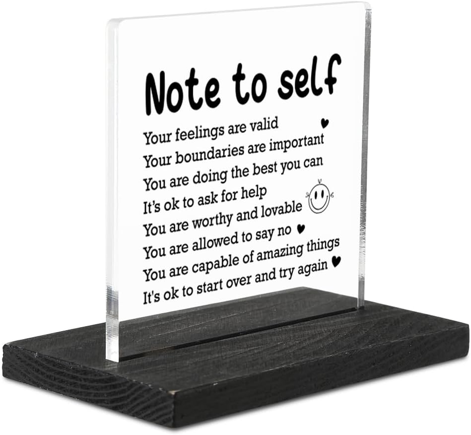 Amazon.com: Inspirational Office Desk Decor for Women, Men, Reminder ...