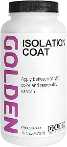 Amazon.com: Isolation Coat by GOLDEN, 16 fl. oz. Jar, Professional ...
