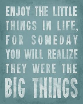 Amazon.com: Keep Calm Collection Enjoy The Little Things, archival ...