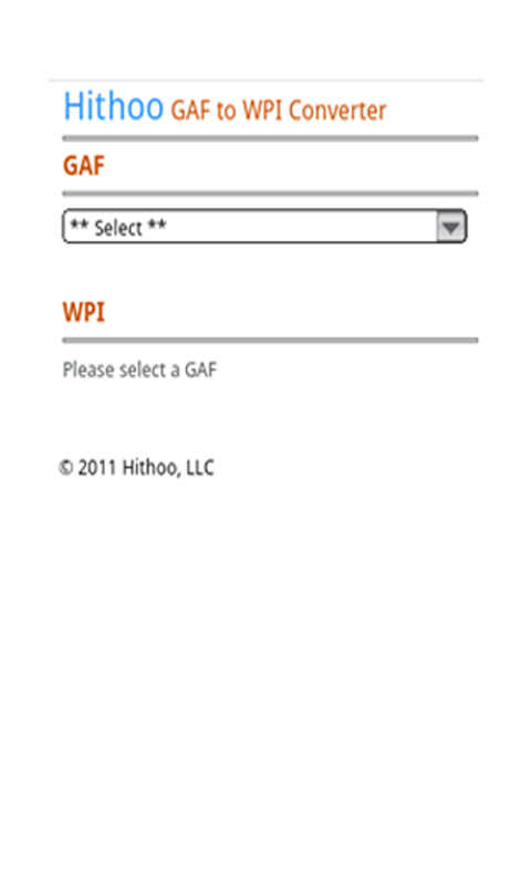 HitHoo GAF to WPI - App on Amazon Appstore