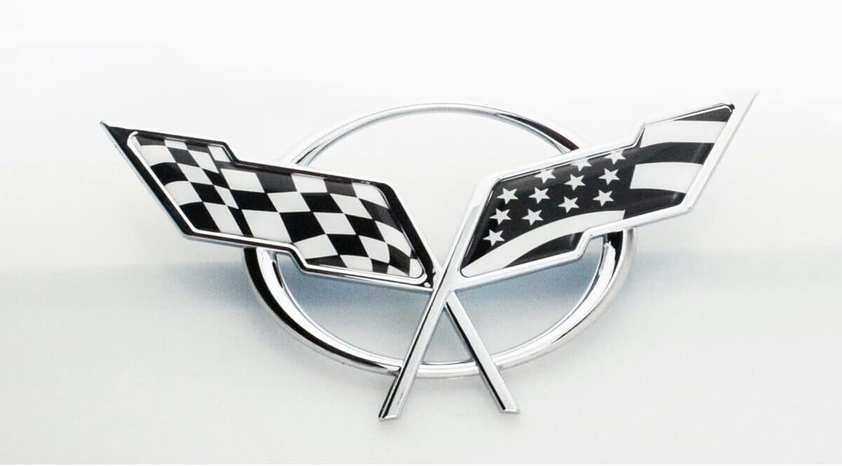 Amazon.com: Pair Set 1997-2004 Corvette C5 Front Nose Emblem and Rear ...
