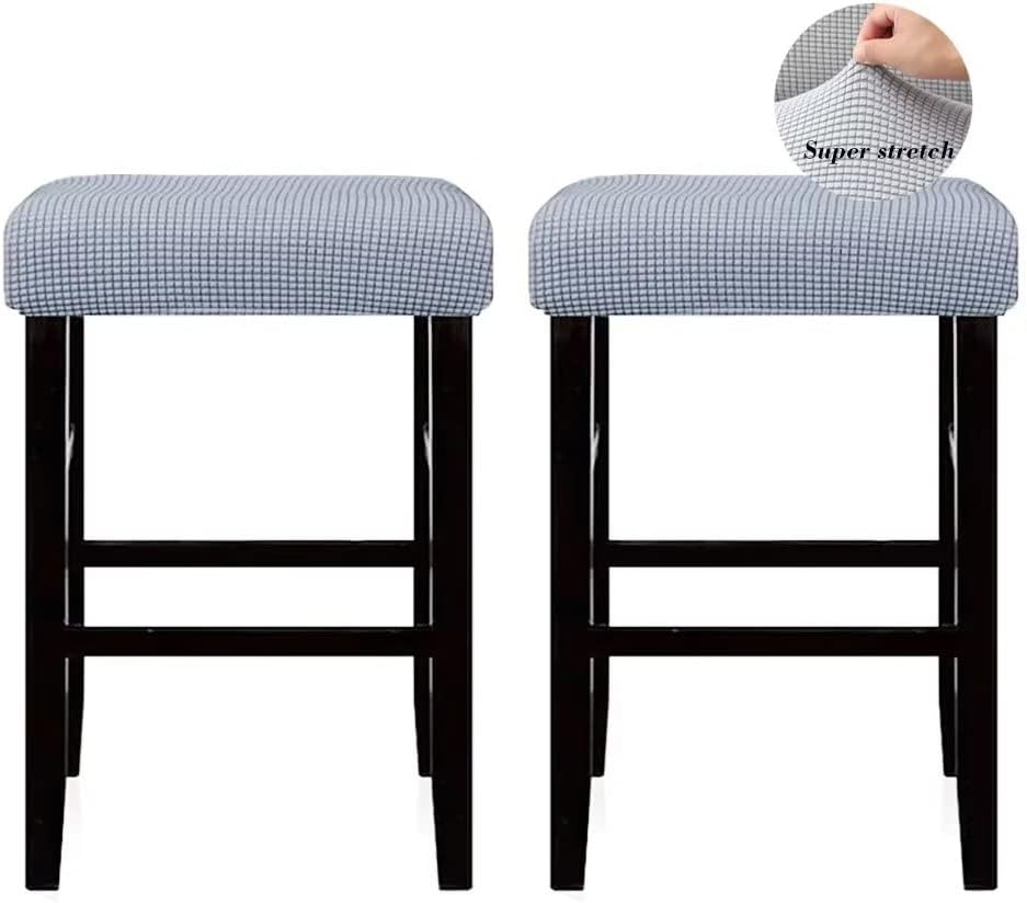 Amazon.com: Stool Covers Rectangle,2 Pack Stretch Rectangle Bar Stool ...