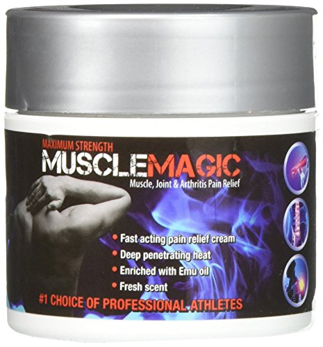 MUSCLEMAGIC 0.30 Lbs -4.8 Oz Jar Maximum Strength Muscle, Joint and ...