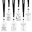 Amazon.com: Sabary 6 Sets Hall Pass Lanyards and School Passes Set ...