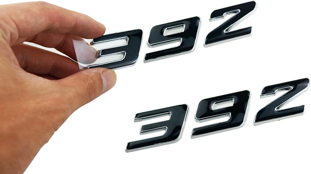 Amazon.com: 2Pc 392 Emblem Badge Decal 3D Logo Self-Adhesive Nameplate ...