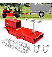 Amazon.com: EBESTTECH 1PC 2" Receiver Trailer Towing Adapter with Chain ...