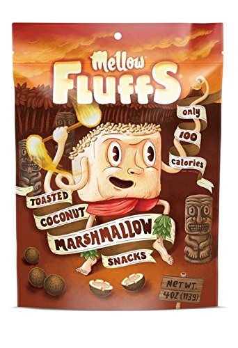 Amazon.com : Delicious Mellow Fluffs! Marshmallow Snacks! 4oz Per ...