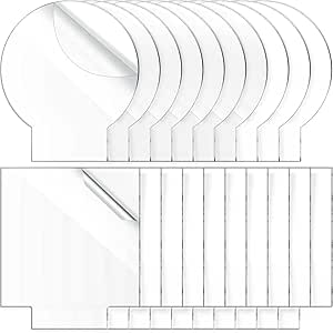 VENEKA 20 Pcs 2 mm Acrylic Blanks Led Acrylic Light Base for Light Base ...