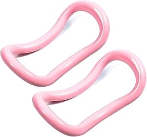 Jade Kit Yoga Rings - 2 Pack Yoga Beginner Pilates Rings for Back Leg ...