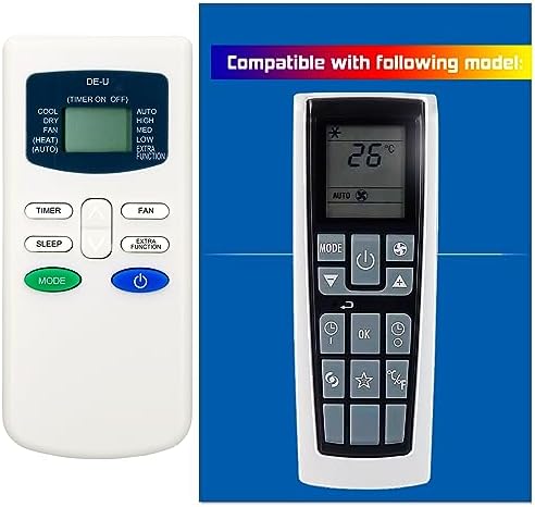 Amazon.com: Replacement for DeLonghi AC Air Conditioner Remote Control ...