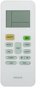 Amazon.com: RN02A/B Replace AC Remote Control Suits for Midea Carrier ...