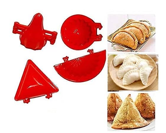 Buy Lolosho Sweets Mould, Plastic Gujiya Modak Samosa Kachori Making ...