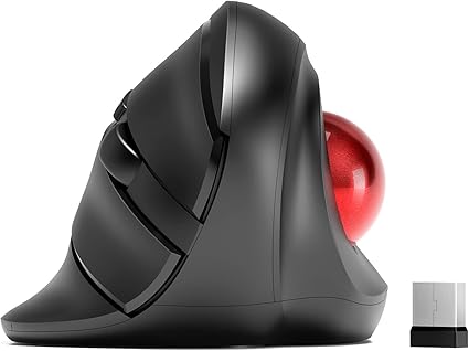 Amazon.com: MicroPack Trackball Wireless Mouse, Upgrade Right Hand ...