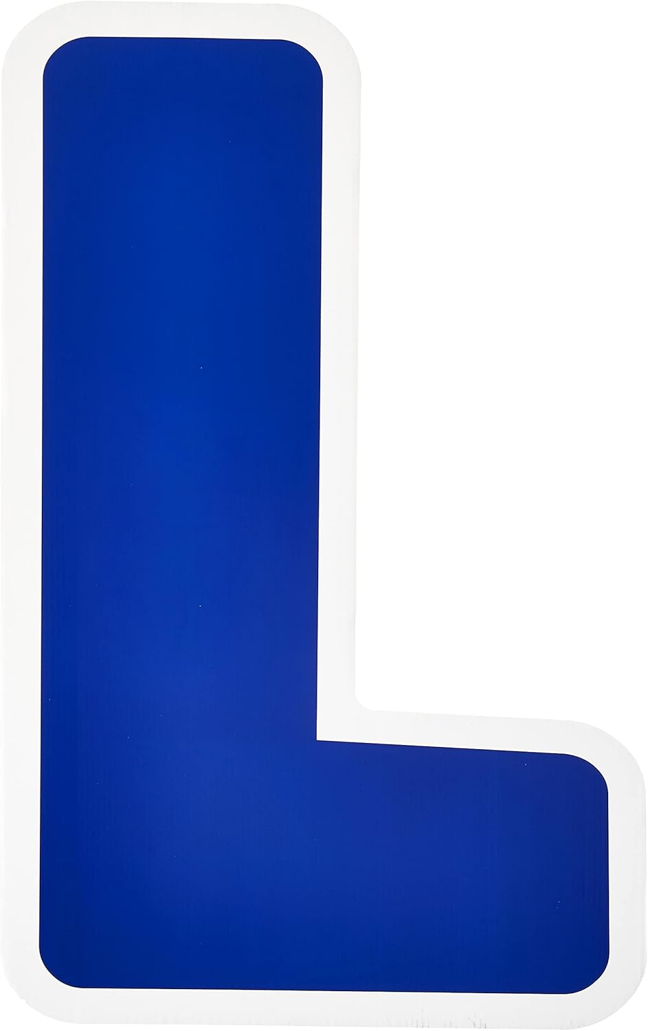 Amazon.com : Amscan Yard Sign Letter L - 25' x 16' | Blue | 1 Pc ...